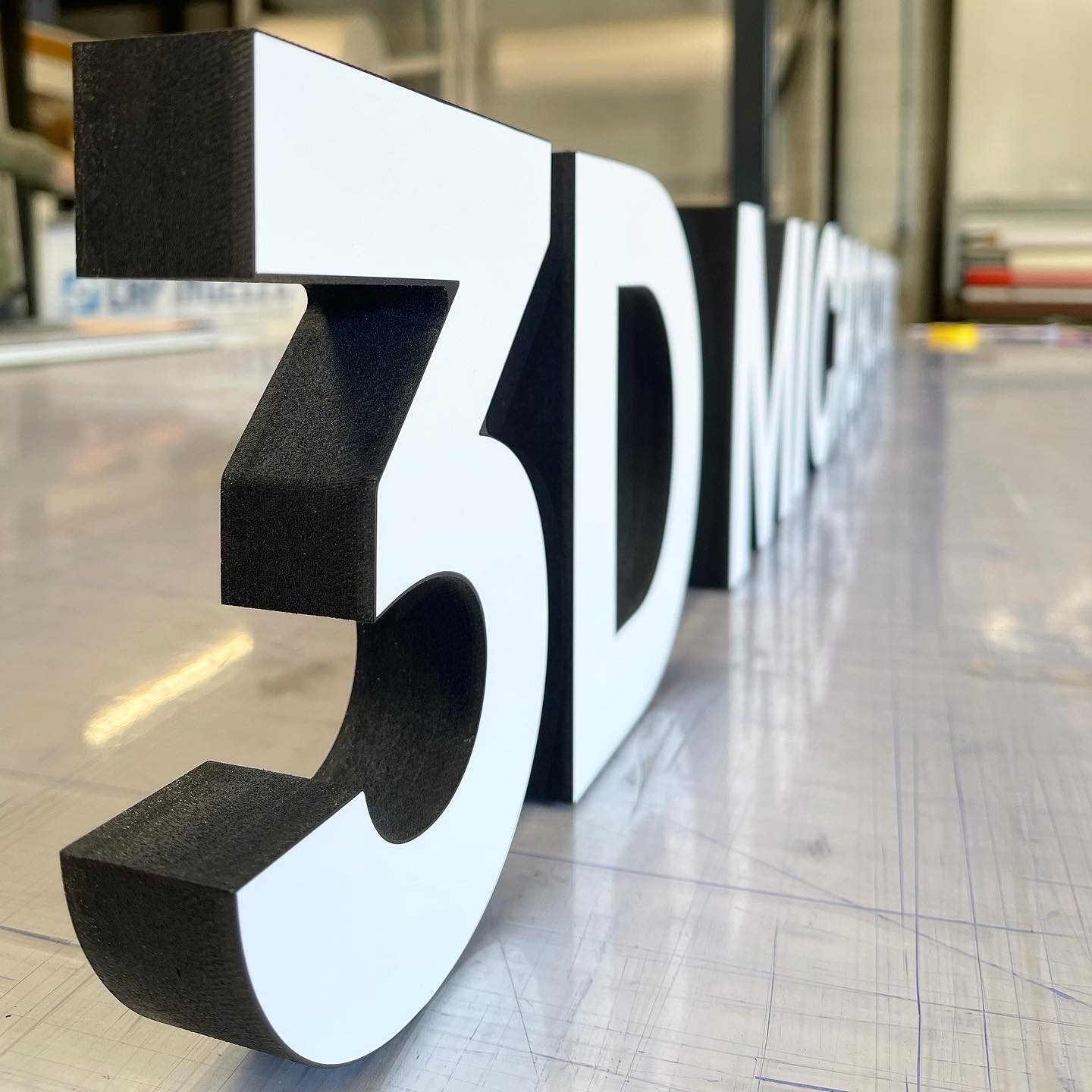 Création de lettrage en 3D pour professionnel et particulier - Arcalie